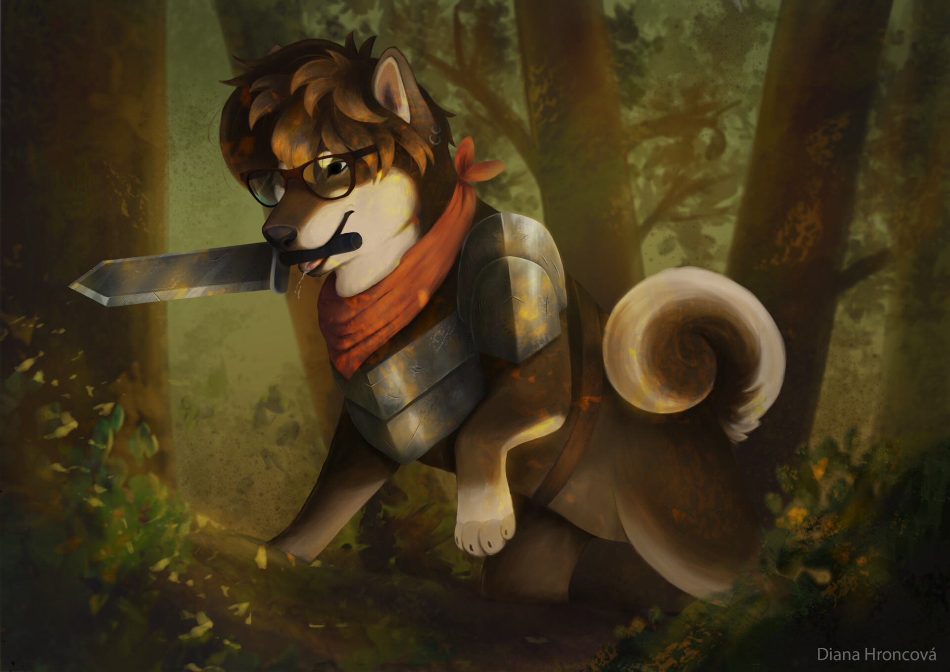 ArtStation - Young dog warrior