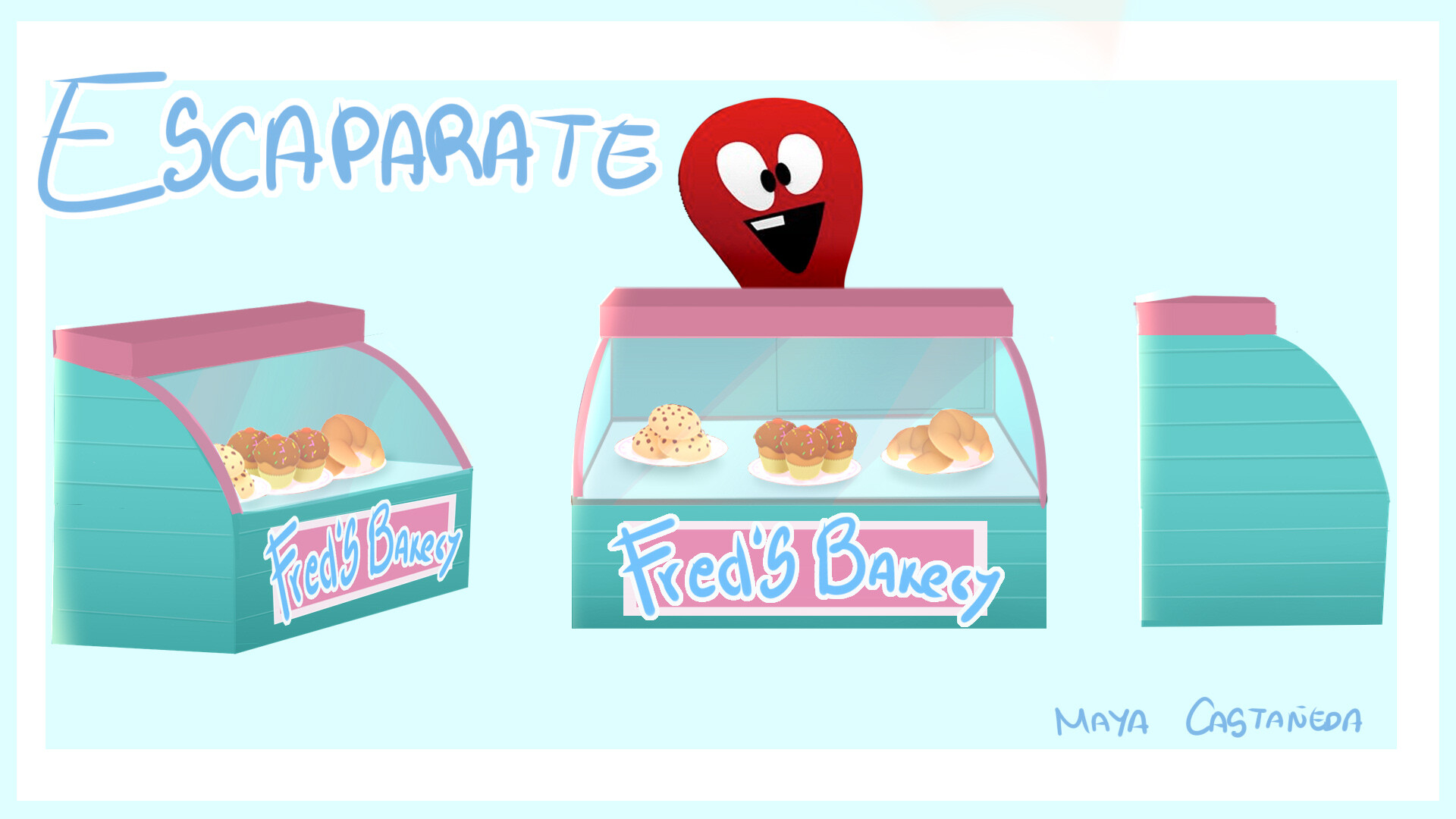 ArtStation - Freds Bakery Prop design