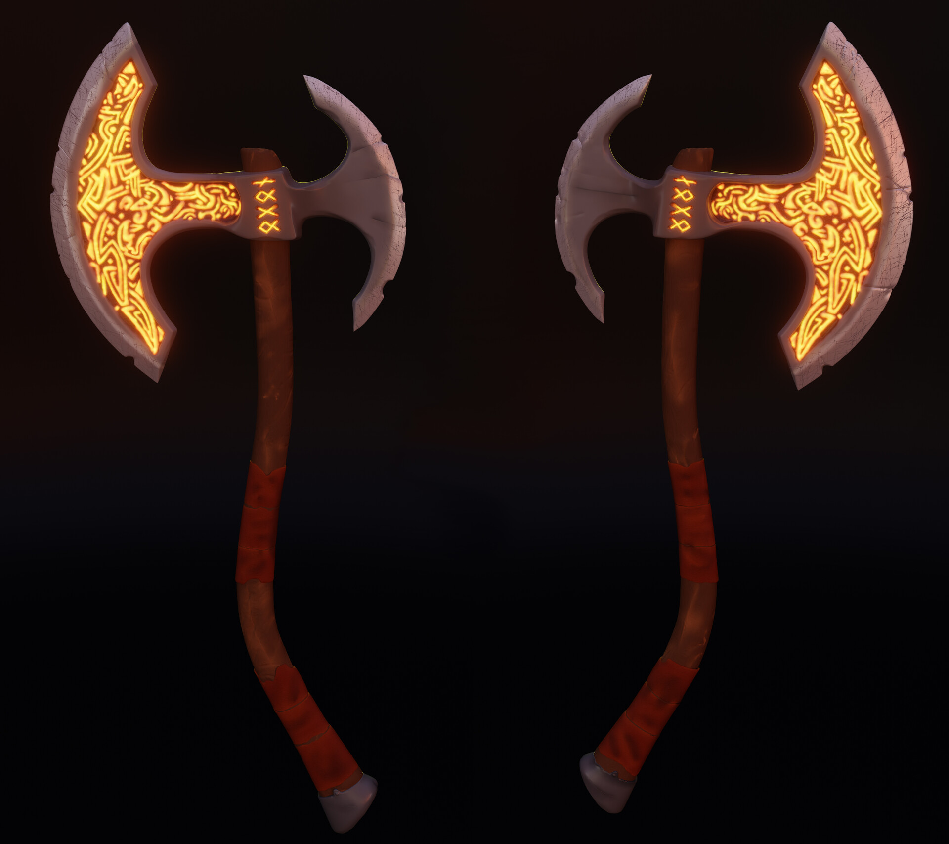 ArtStation - Magic Battle Axe