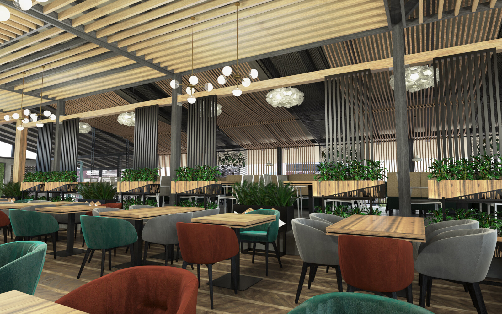 ArtStation - Restaurant Interior Design