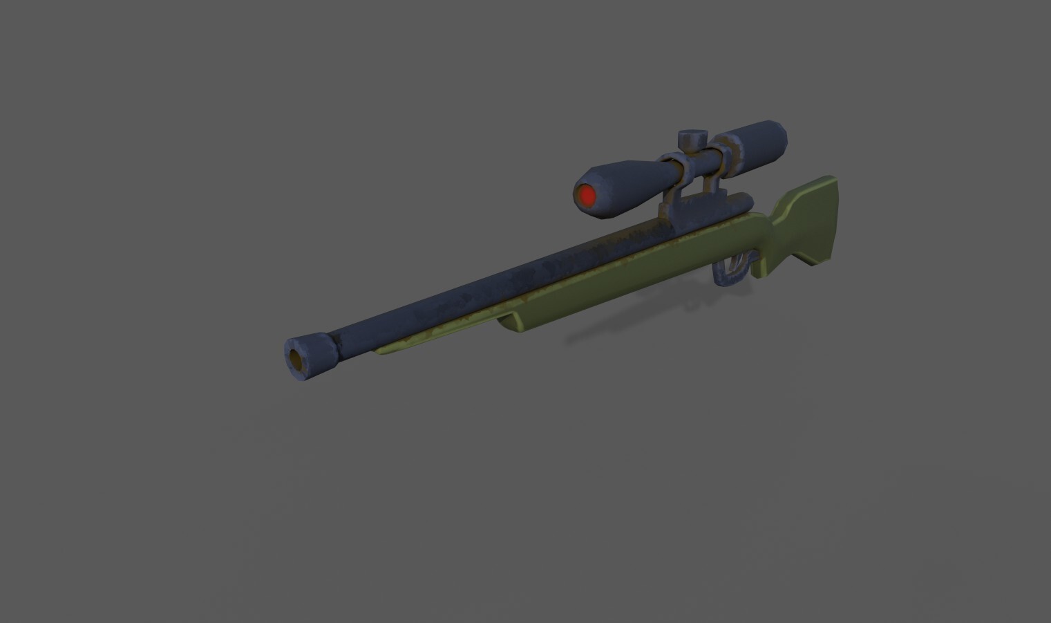 ArtStation - Stylized Sniper rifle
