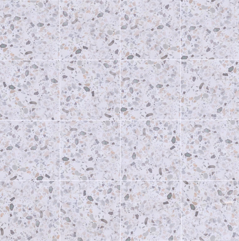 PBR Textures Free Download - White Ceramic Floor Tiles Terrazzo Pattern PBR Texture Free ...