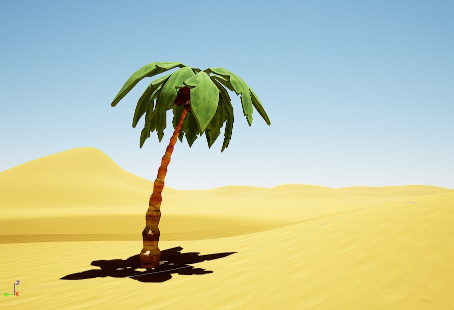 ArtStation - Stylized Palm trees