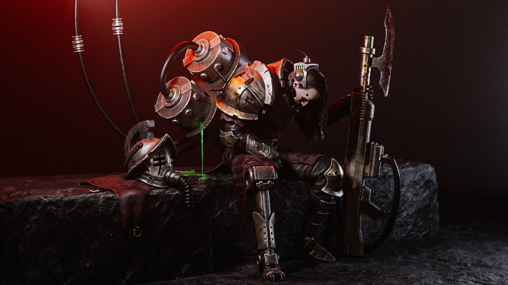 ArtStation - Medieval: Back and Forth - Desperate Warrior