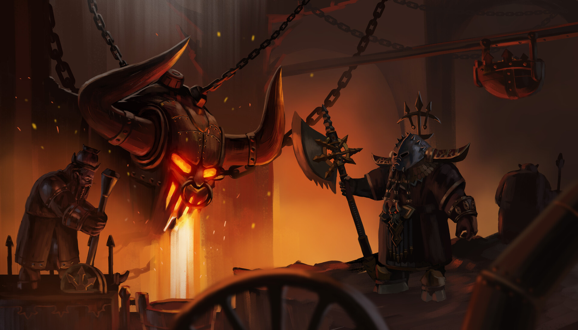 ArtStation - Dwarf chaos