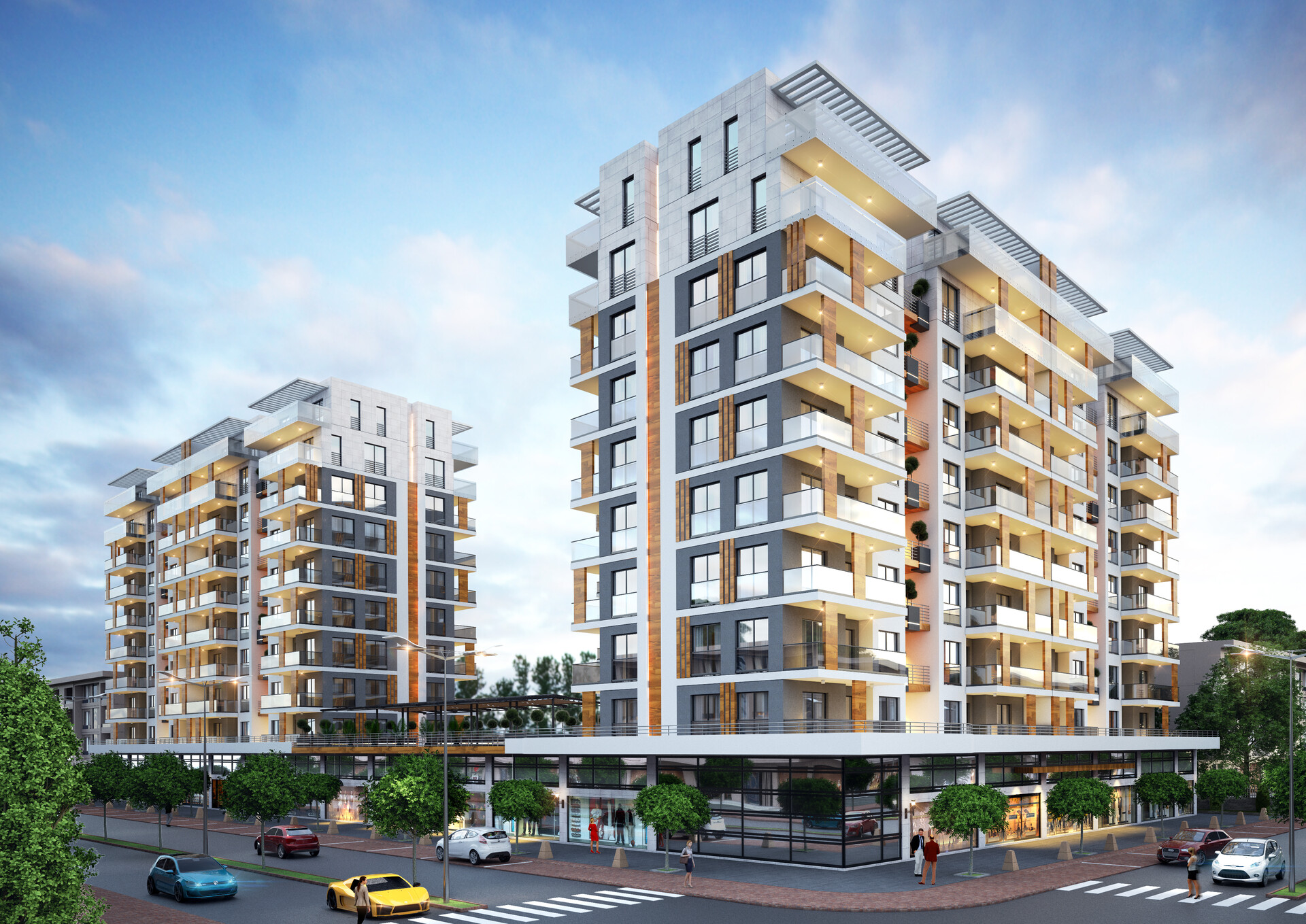 ArtStation - Residential Complex Project