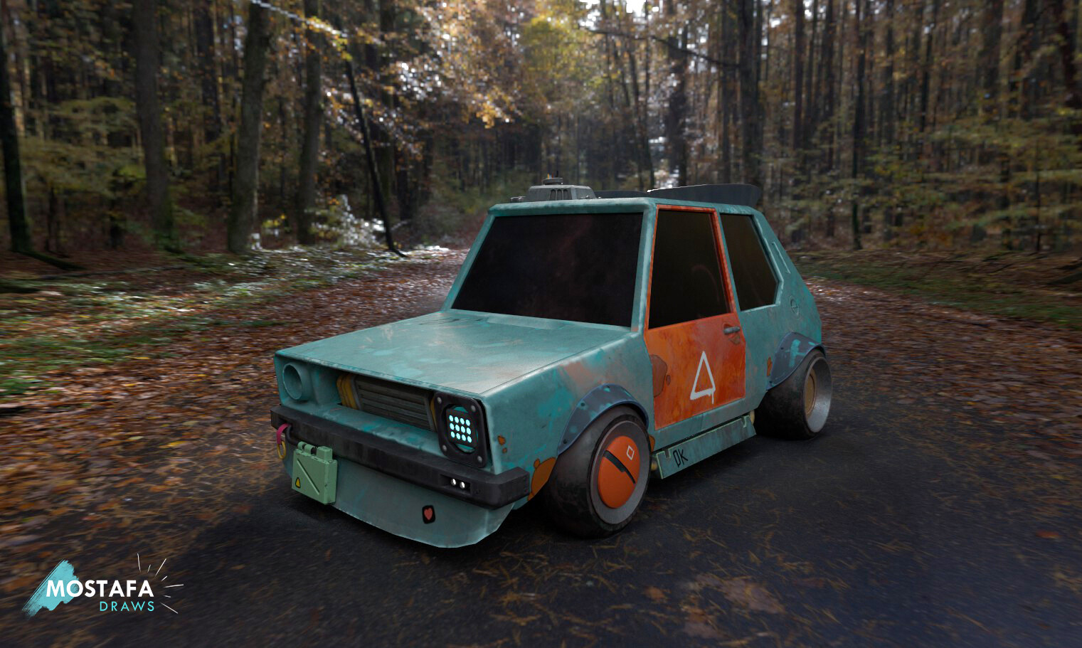 ArtStation - Stylized Car.