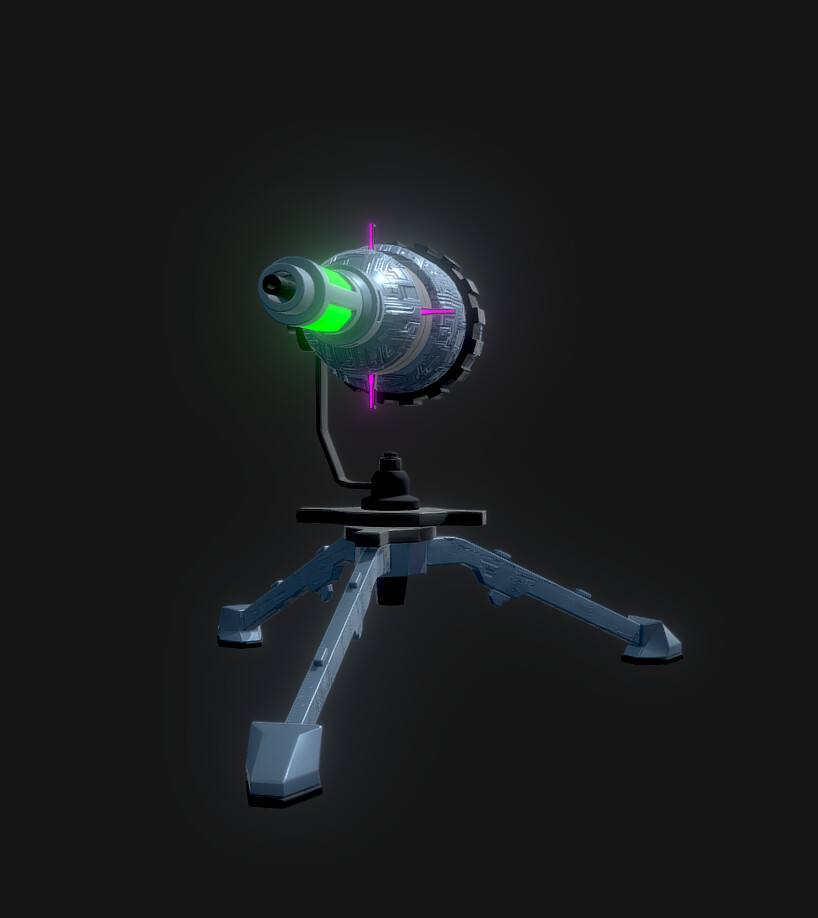 Jesse Marion - Futuristic Turret for VR