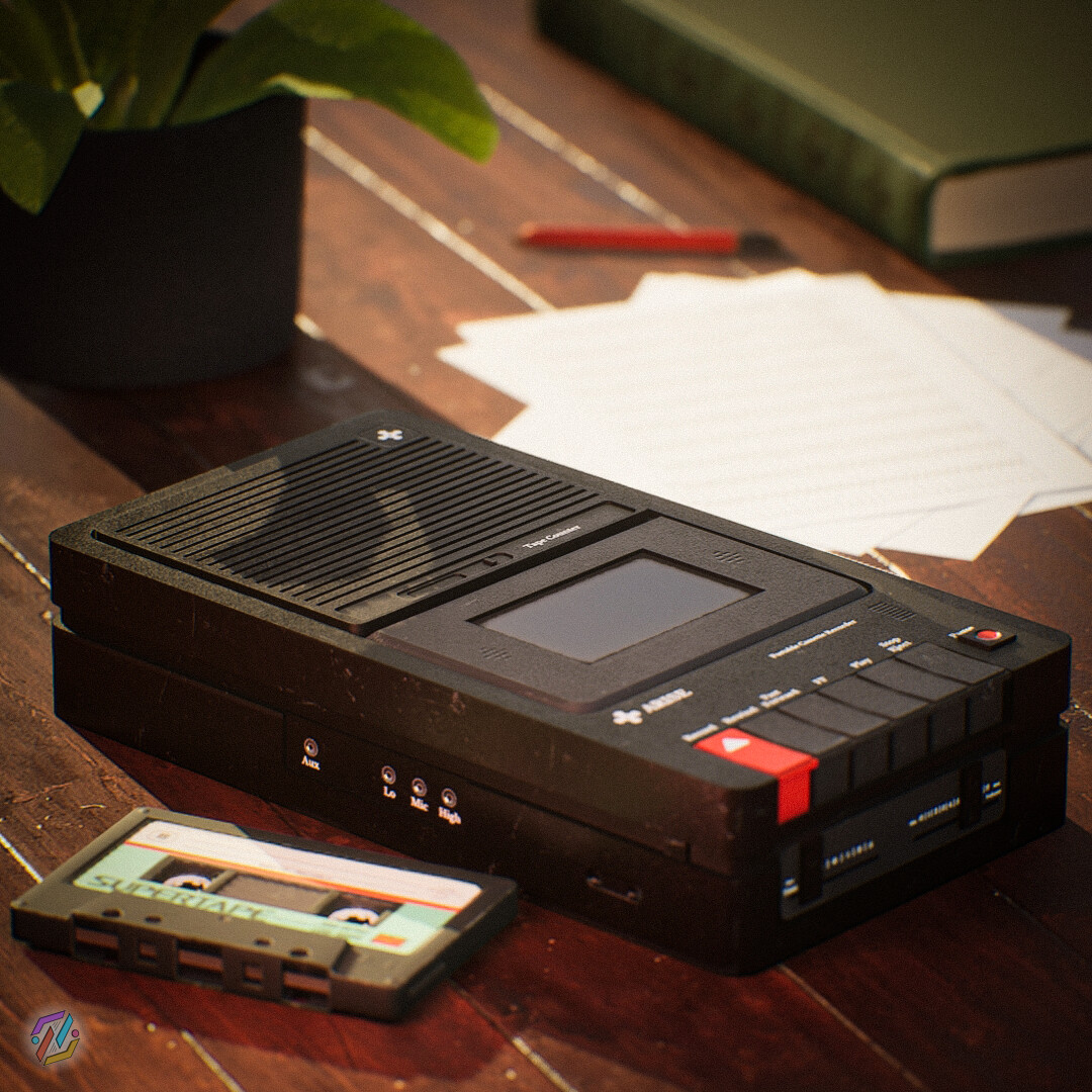 ArtStation - Cassette Recorder