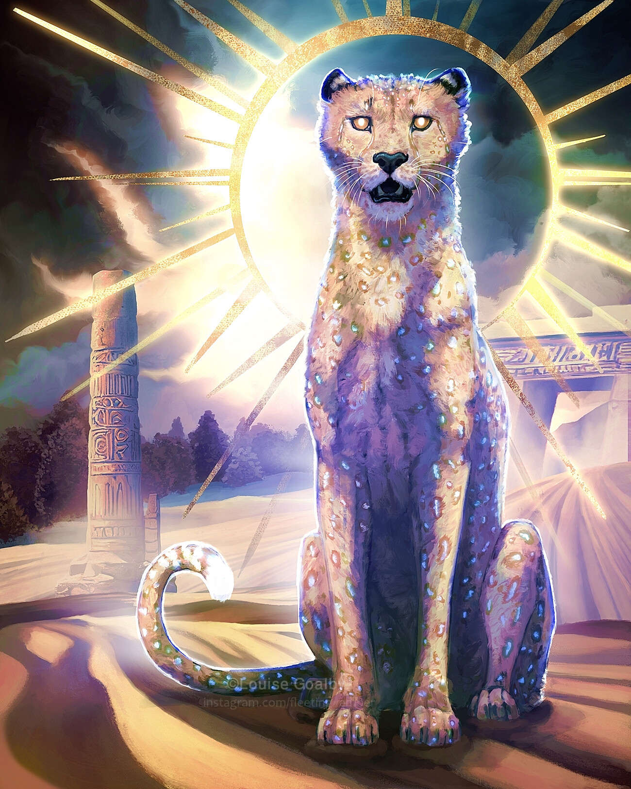 ArtStation - Deity in the Desert