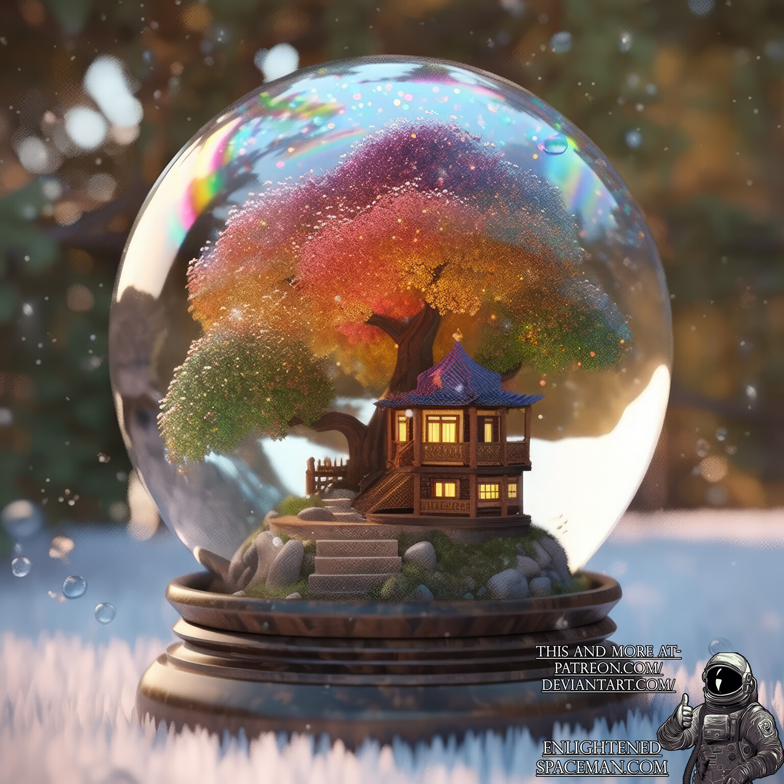 ArtStation - Summer in a Snow Globe