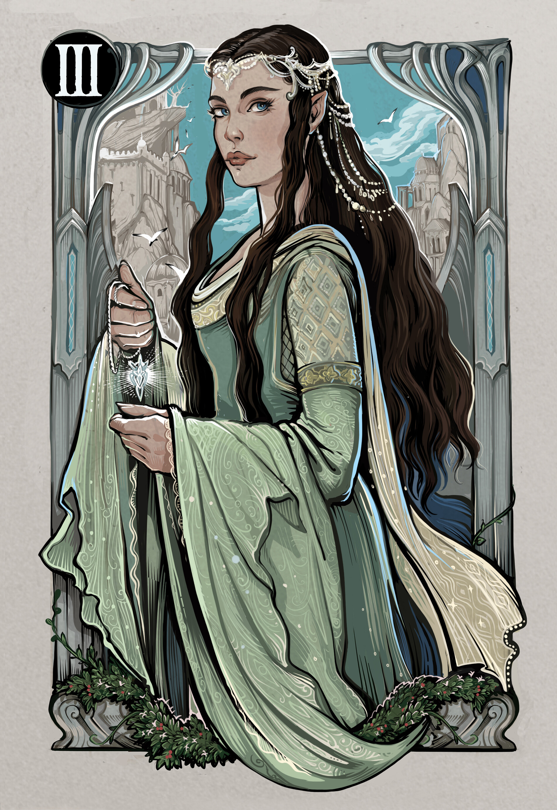 Olga Levine - Major Arcana: The Lord of the Rings Tarot