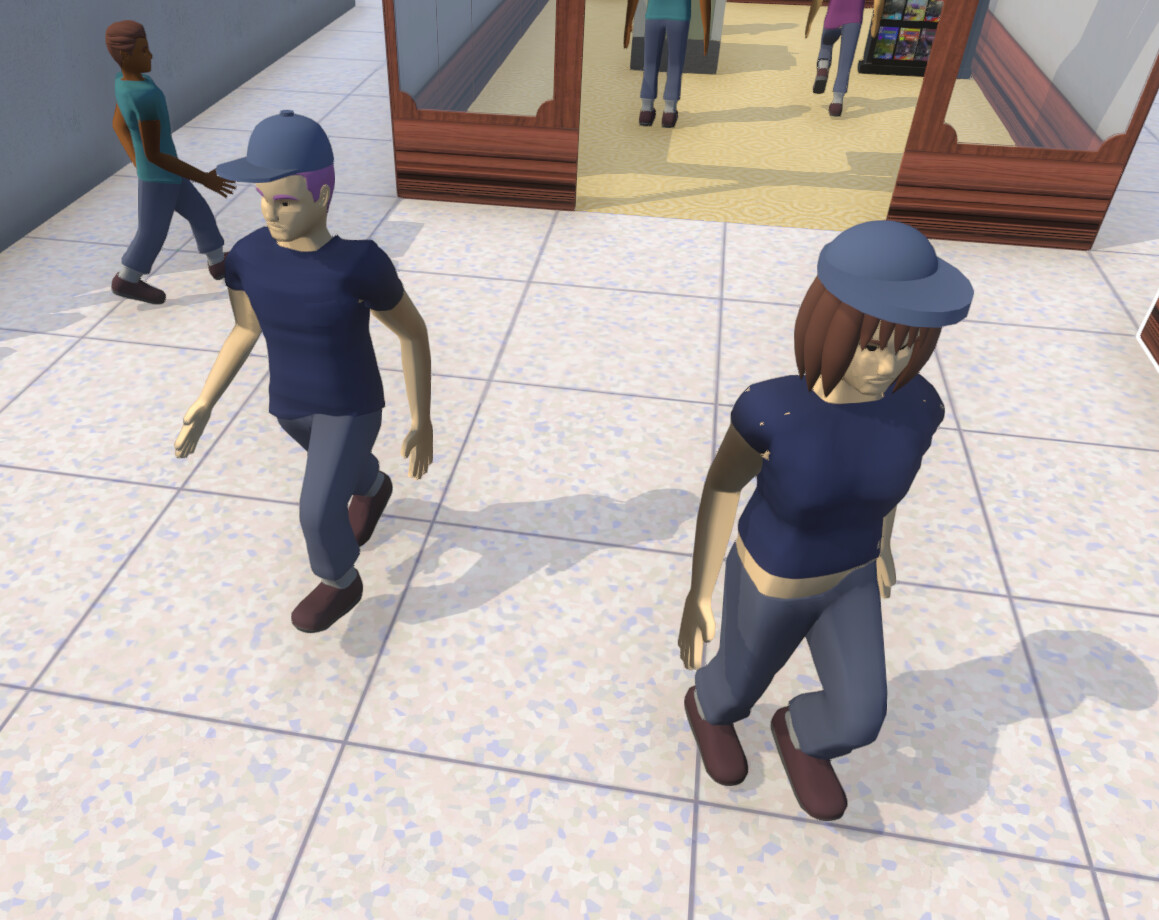 Gregory Rutherford - NPC Character Models for Management Sim Game