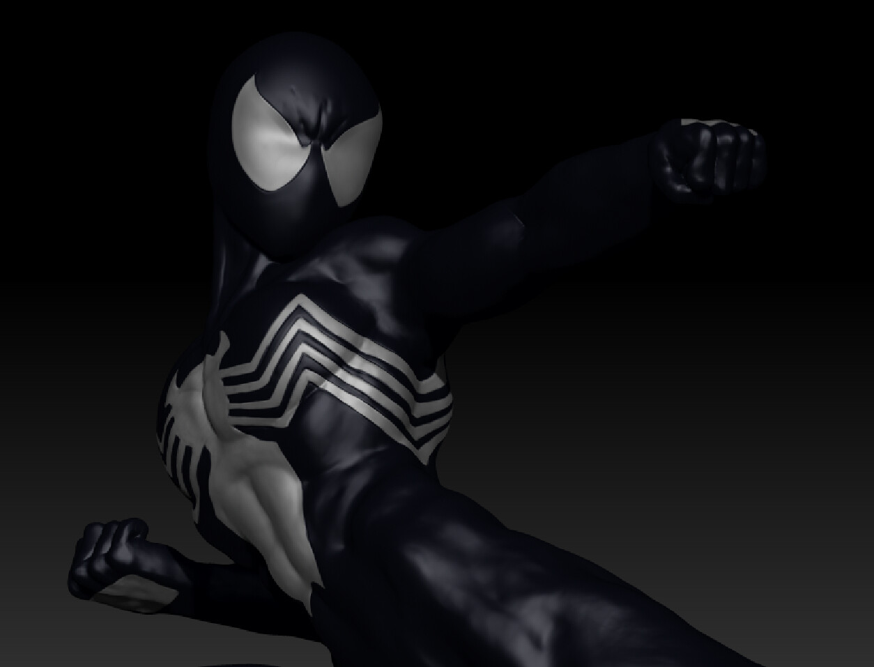 ArtStation - The Black Spider-Man