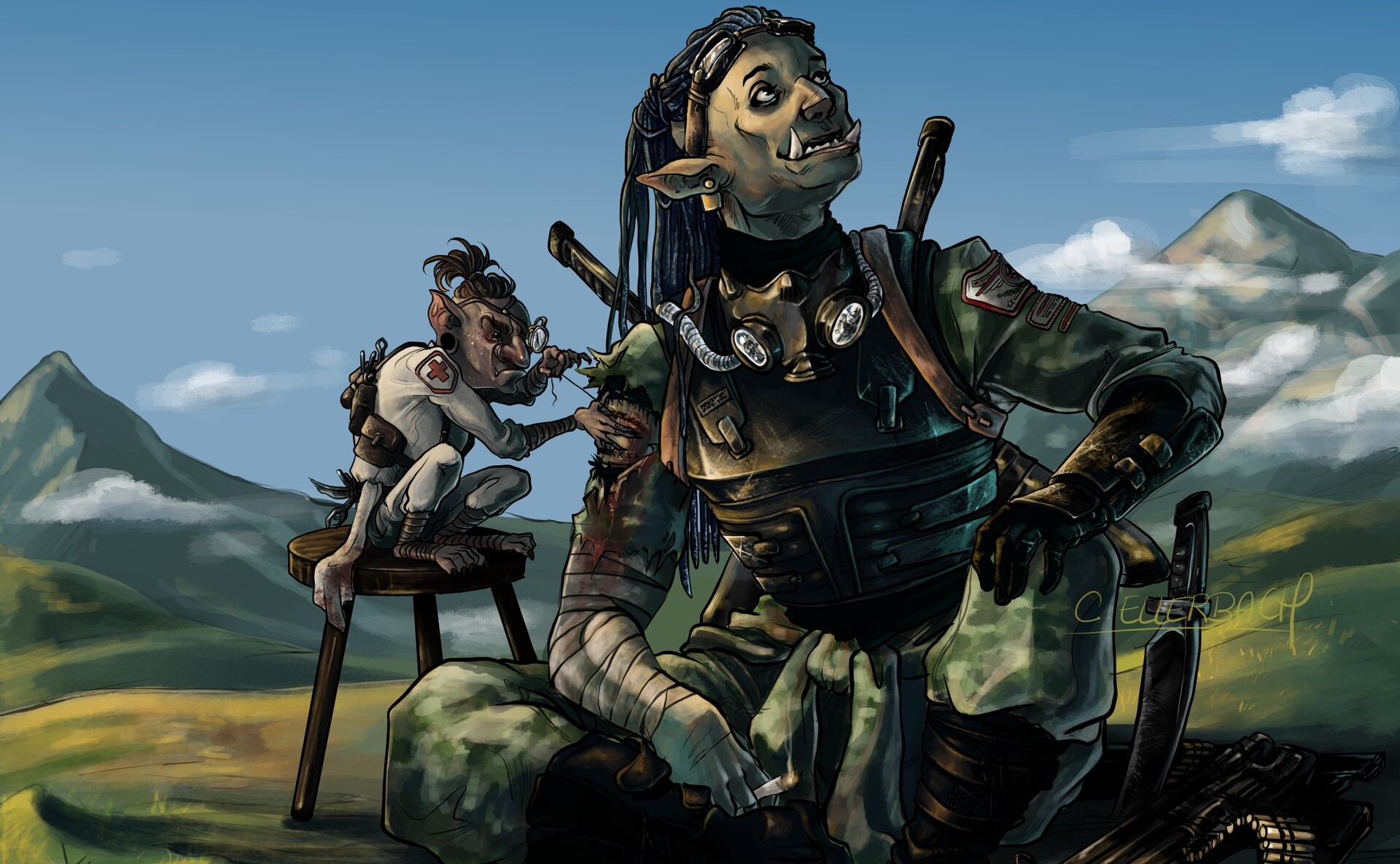 ArtStation - After the fight