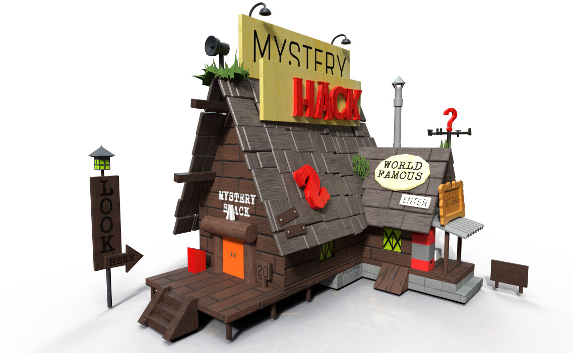 ArtStation - Building 3D-Model Render and Textures