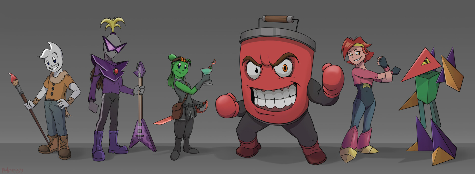 ArtStation - "SW." Character Lineup