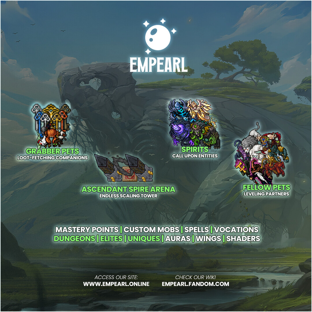 ArtStation - Promotional banner for "Empearl" OTServer.