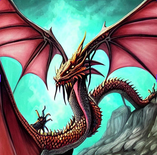 ArtStation - Bloody dragon