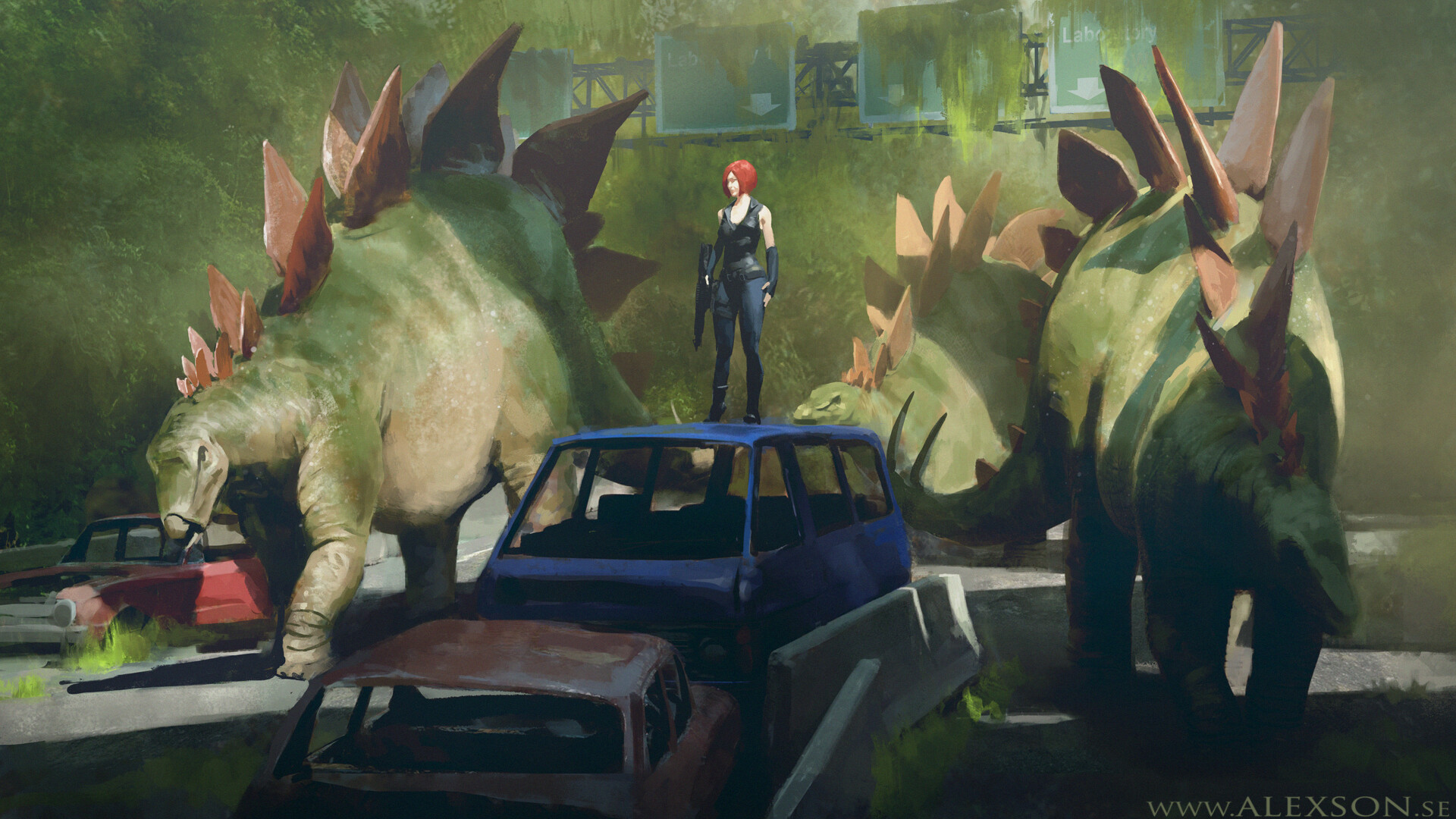 Alexander Forssberg - Dino Crisis Remake fan art part 2