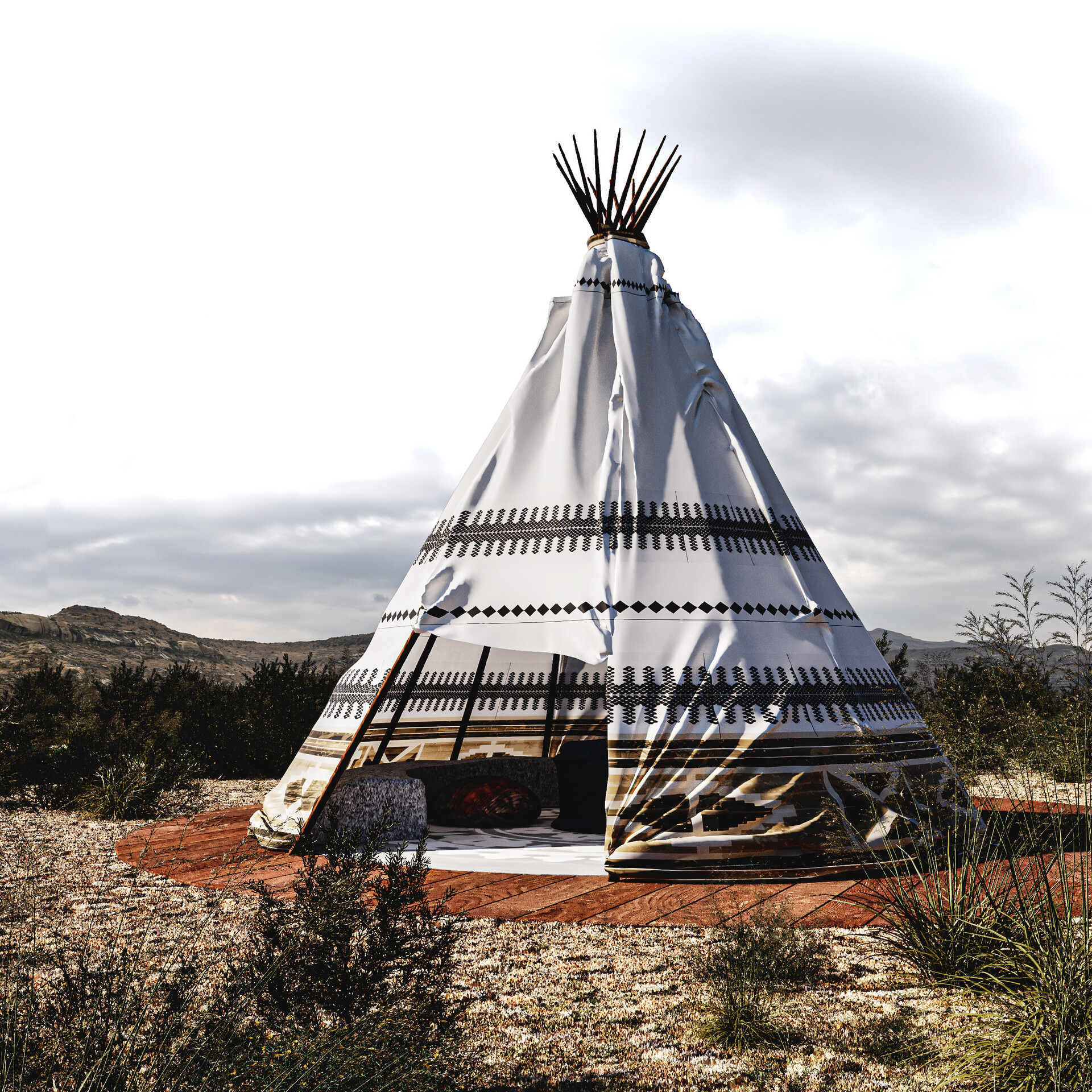 ArtStation - Teepee Tent