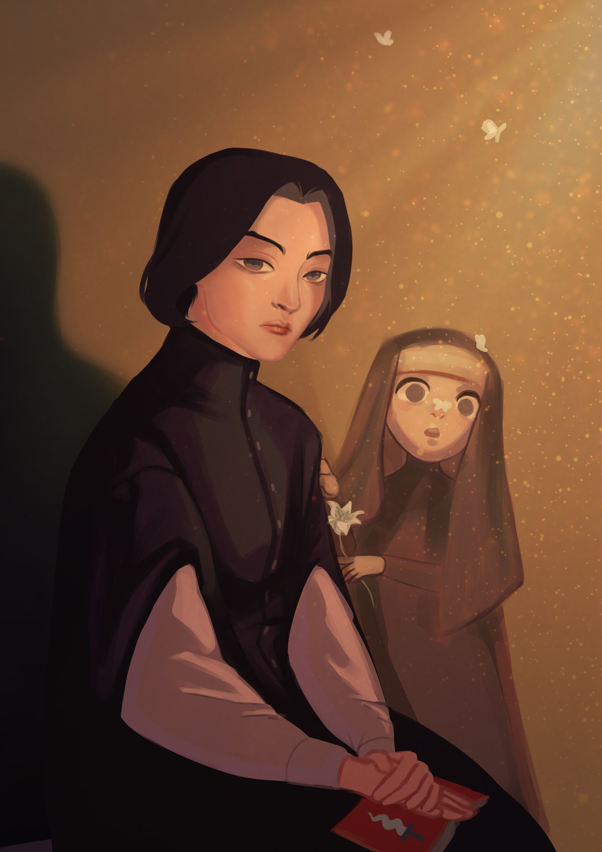 ArtStation - Priest and young sister