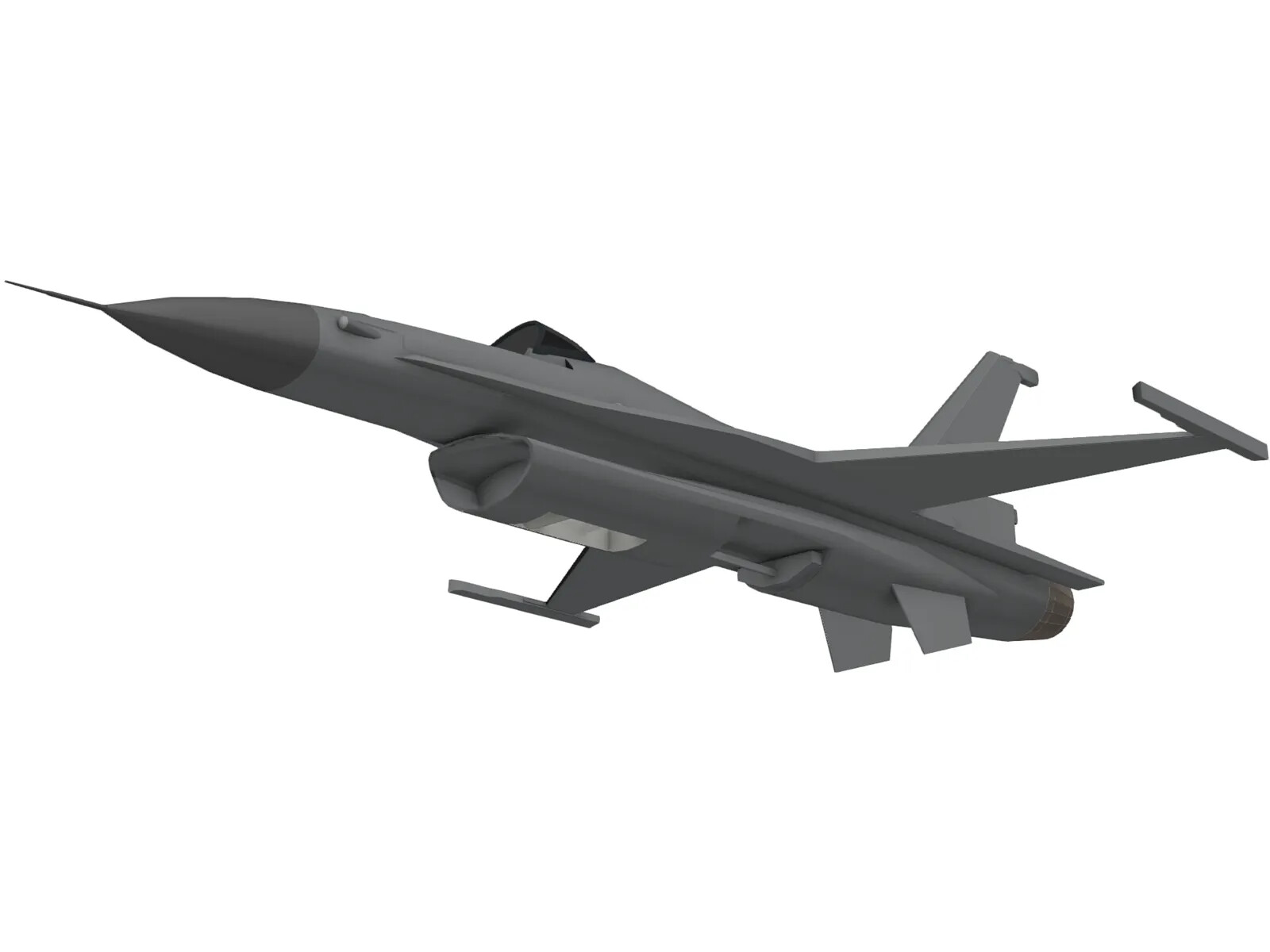 ArtStation - F-16 model template for Roblox.