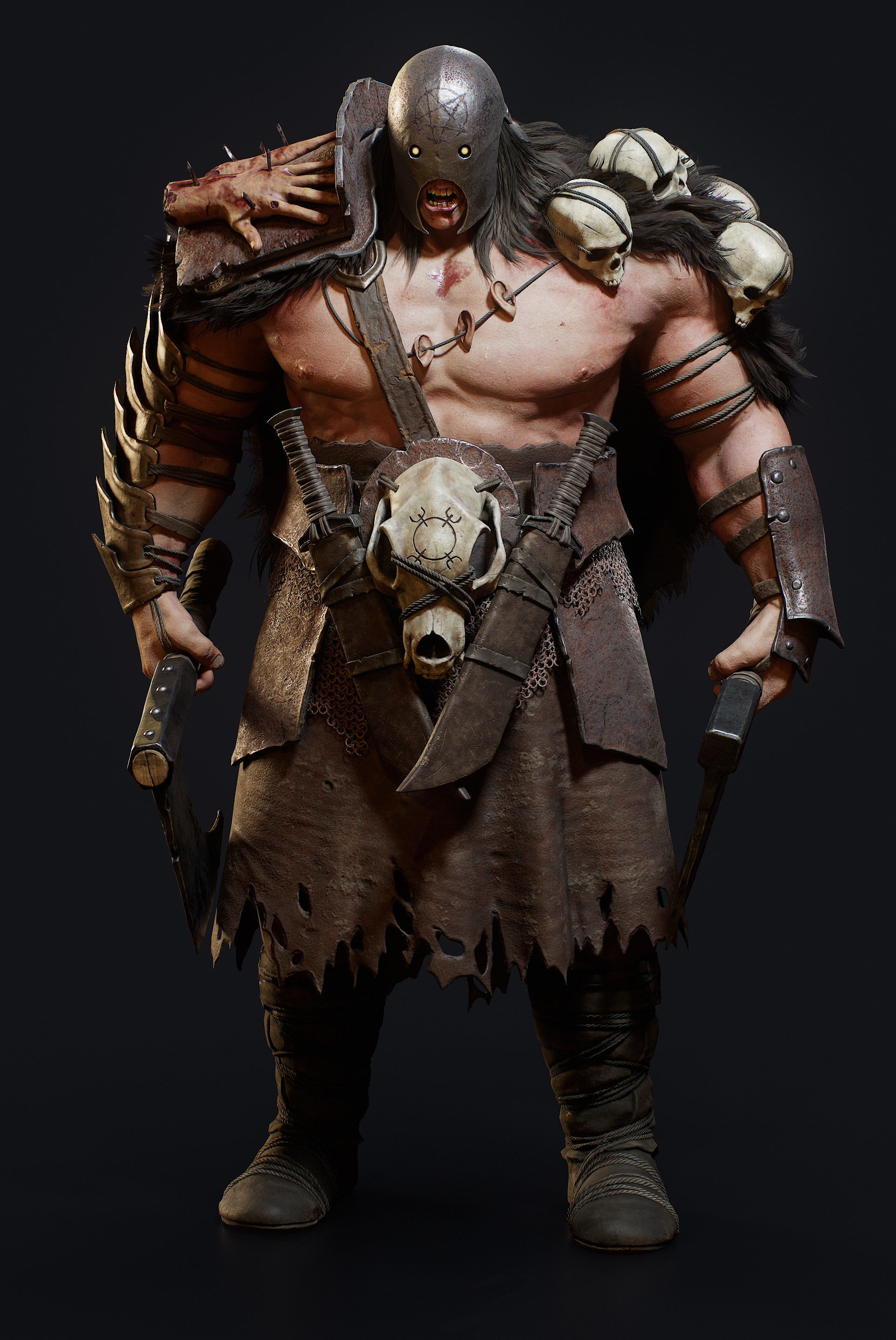 Florian Krause - Diablo4 Cannibal Monster Fan Art