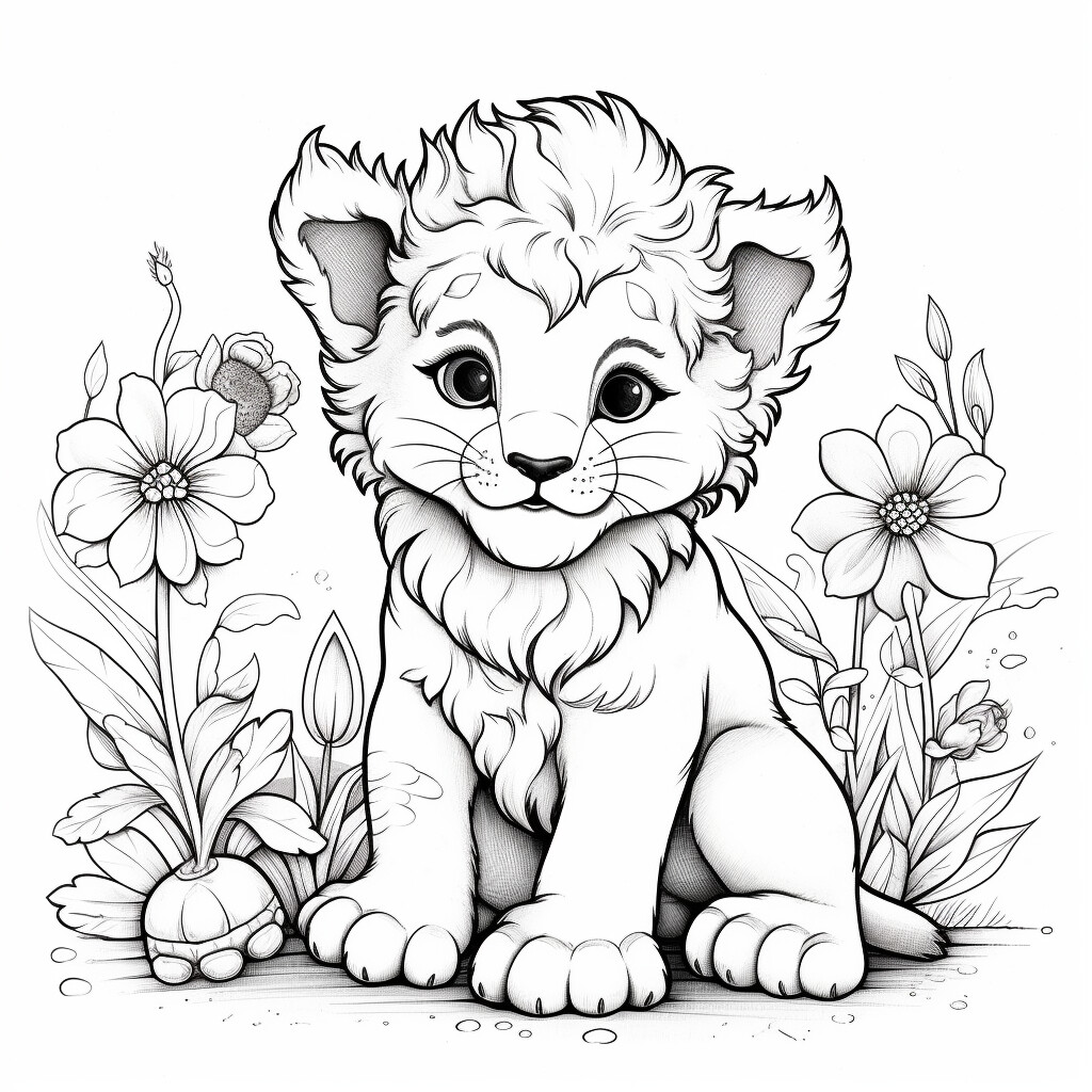 Lion Coloring Page
