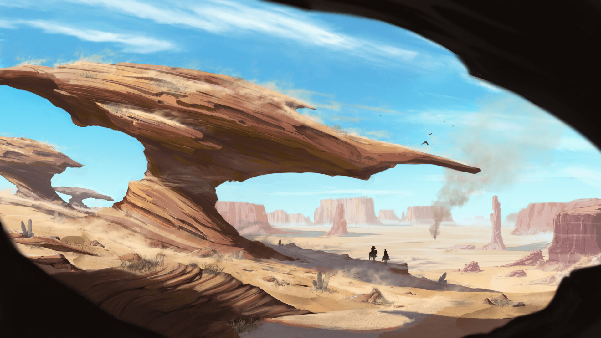 ArtStation - Environment Design - Wind Mushrooms Valley