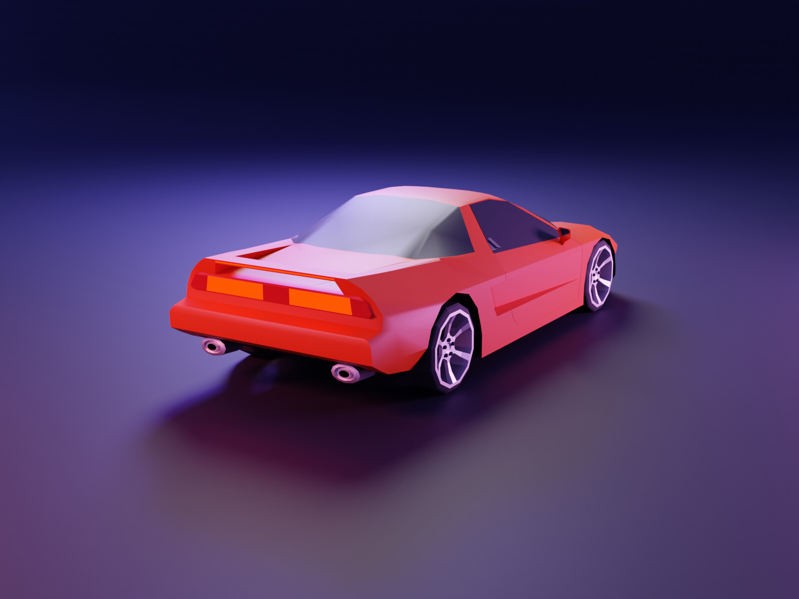 ArtStation - Low Poly Cars