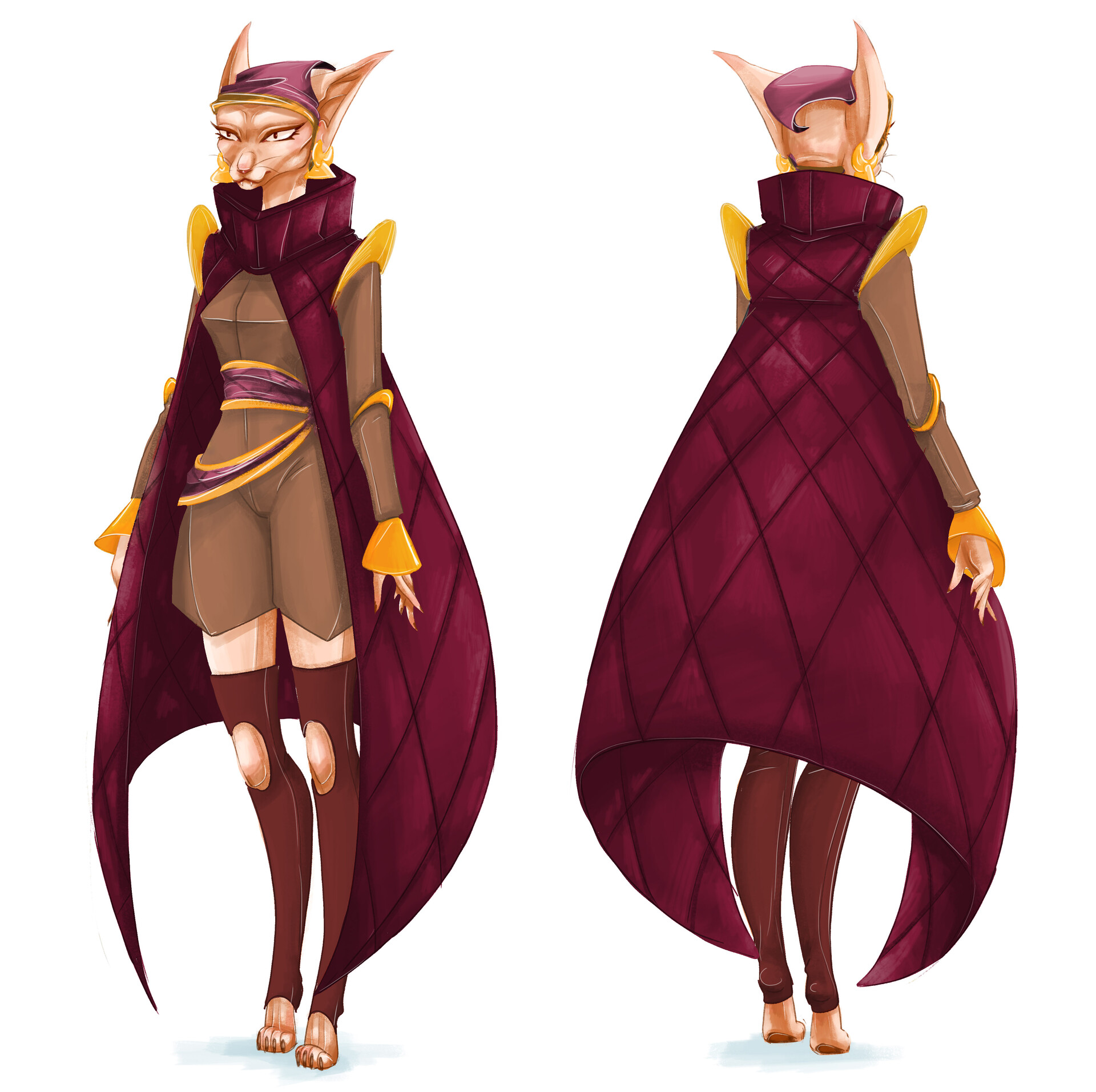 ArtStation - Dnd Layered Character Ref-DawnFang