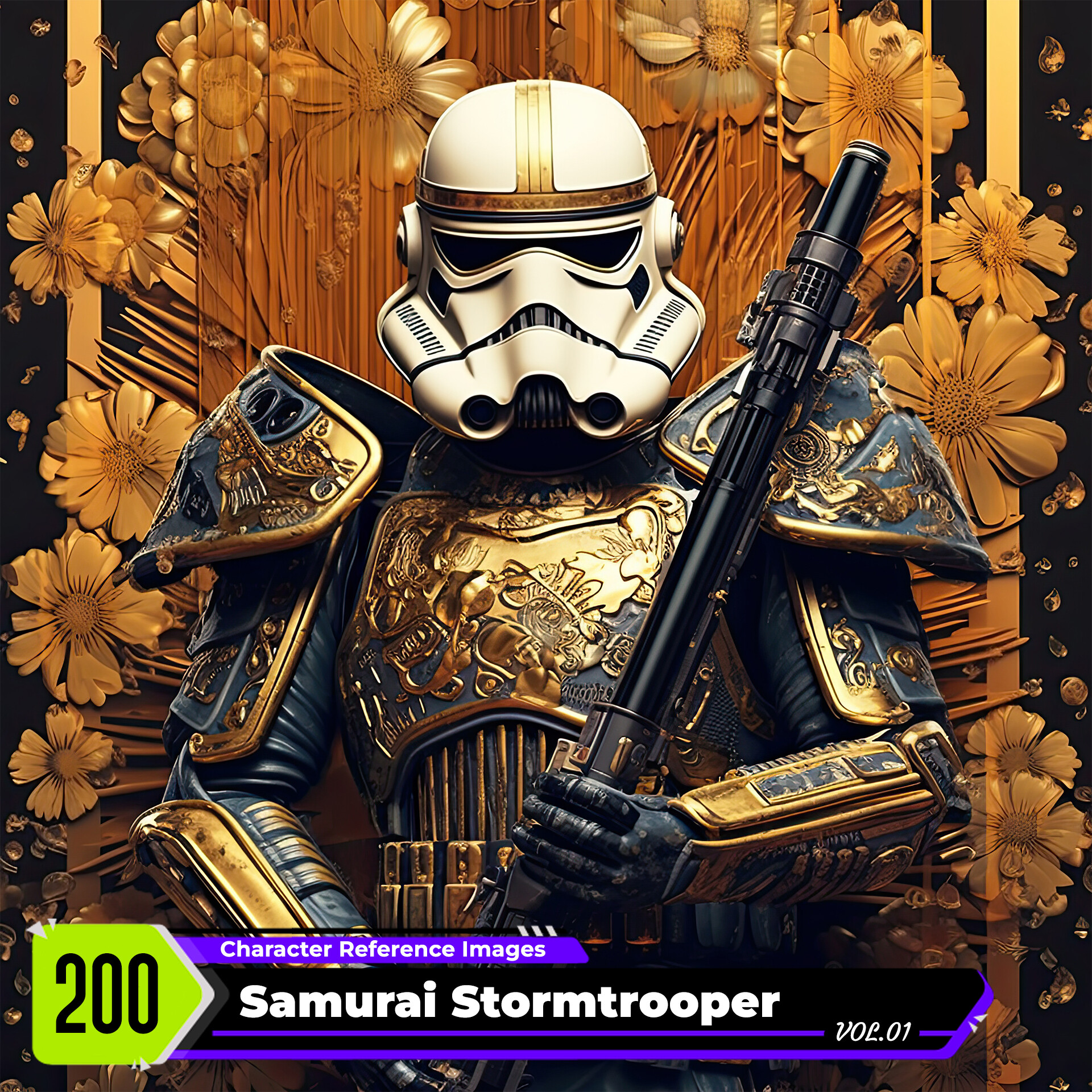 ArtStation - Samurai Stormtrooper VOL.01 | 4K Reference Images