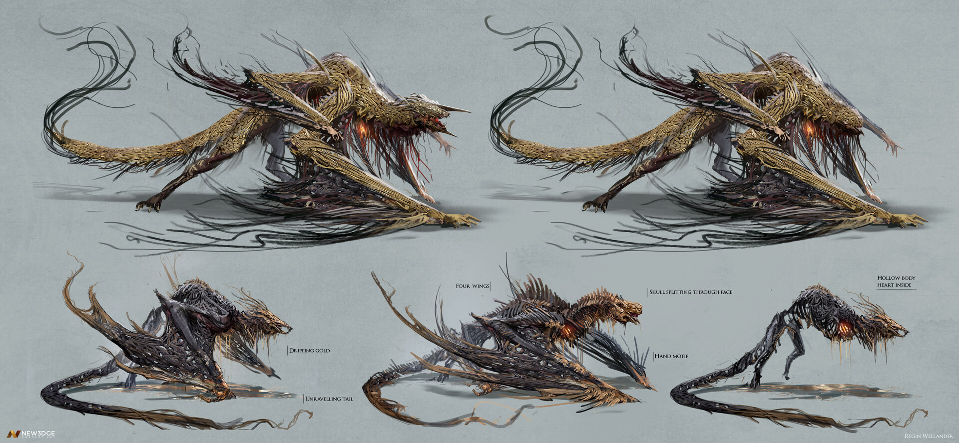 Regin Wellander - Fafner, The Golden Son - Graduation Project 2023 ...