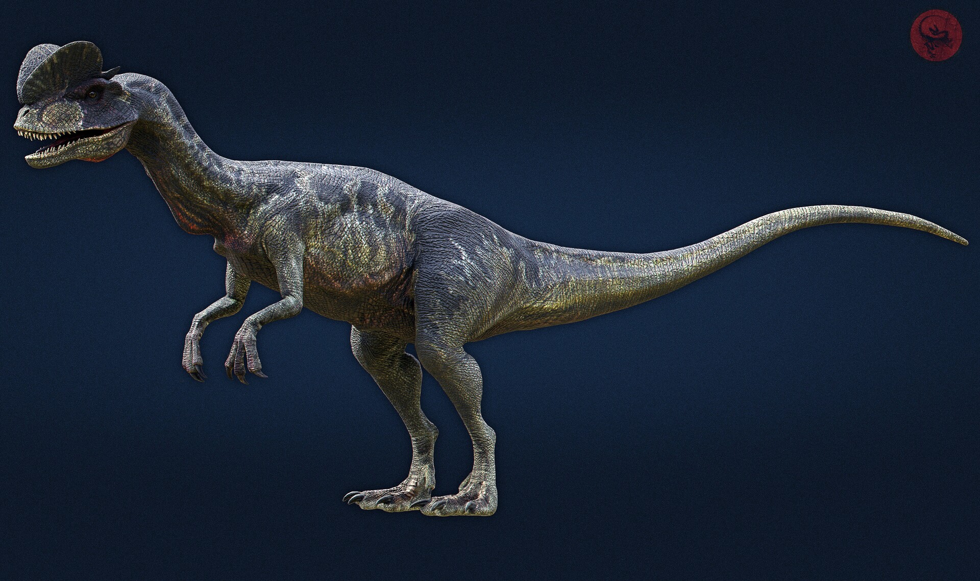 ArtStation - Jurassic Park dilophosaurus