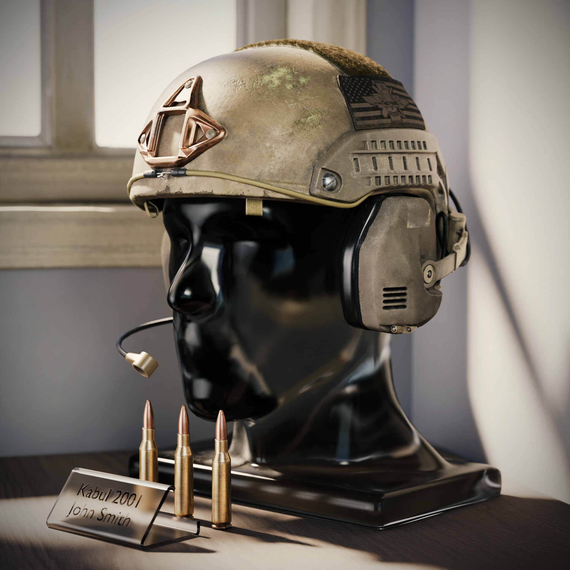 ArtStation - Tactical Combat Helmet