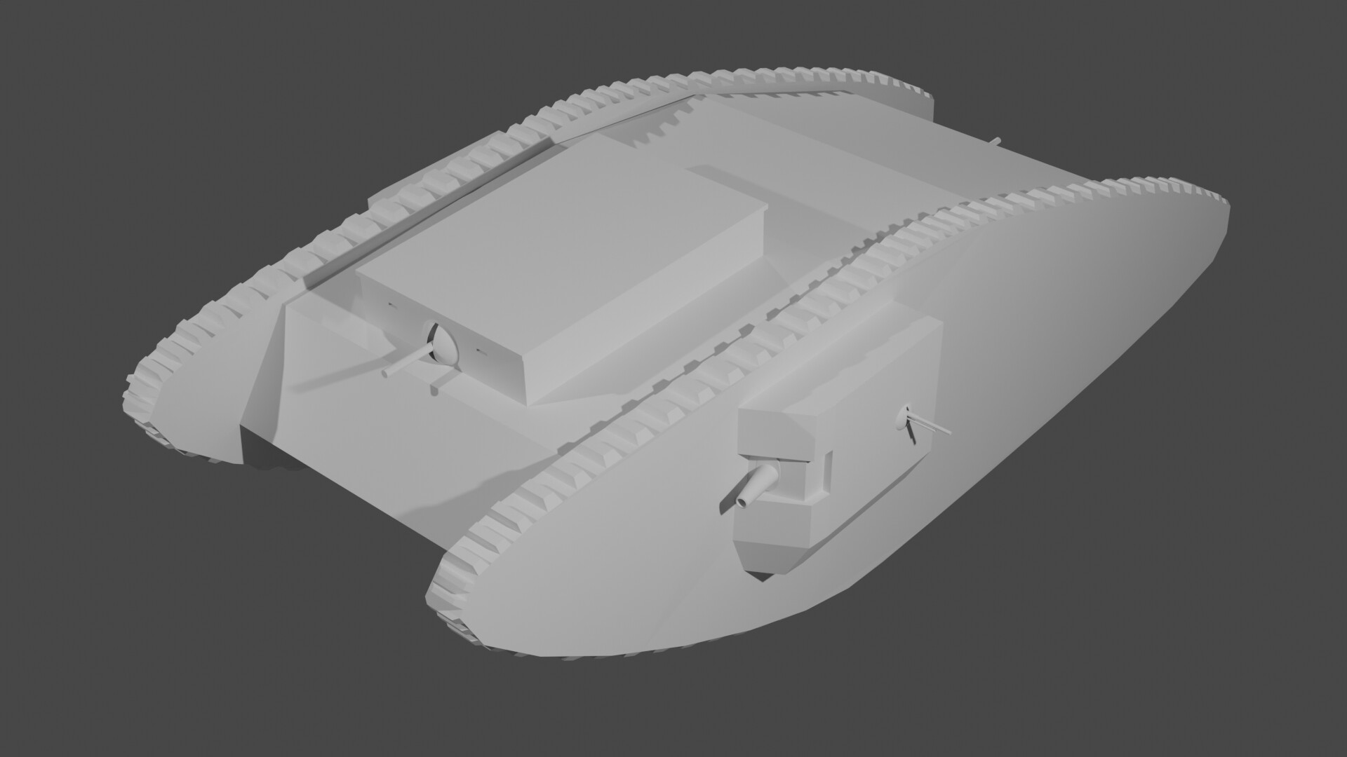 ArtStation - Mark V tank | Prototype