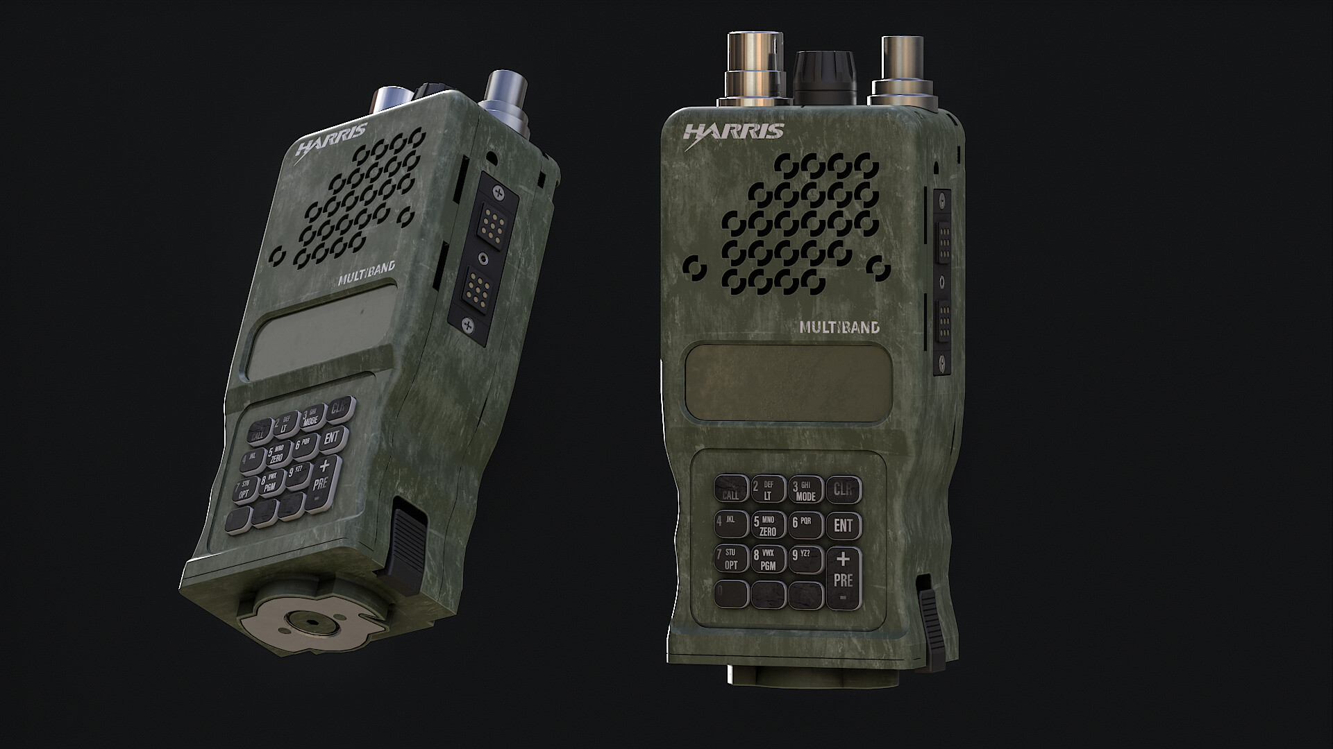 ArtStation - HARRIS PRC 152 Radio
