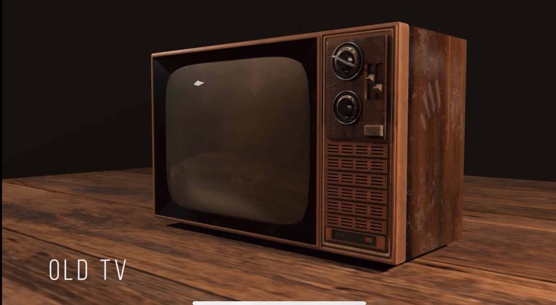 ArtStation - Maya old tv modeling