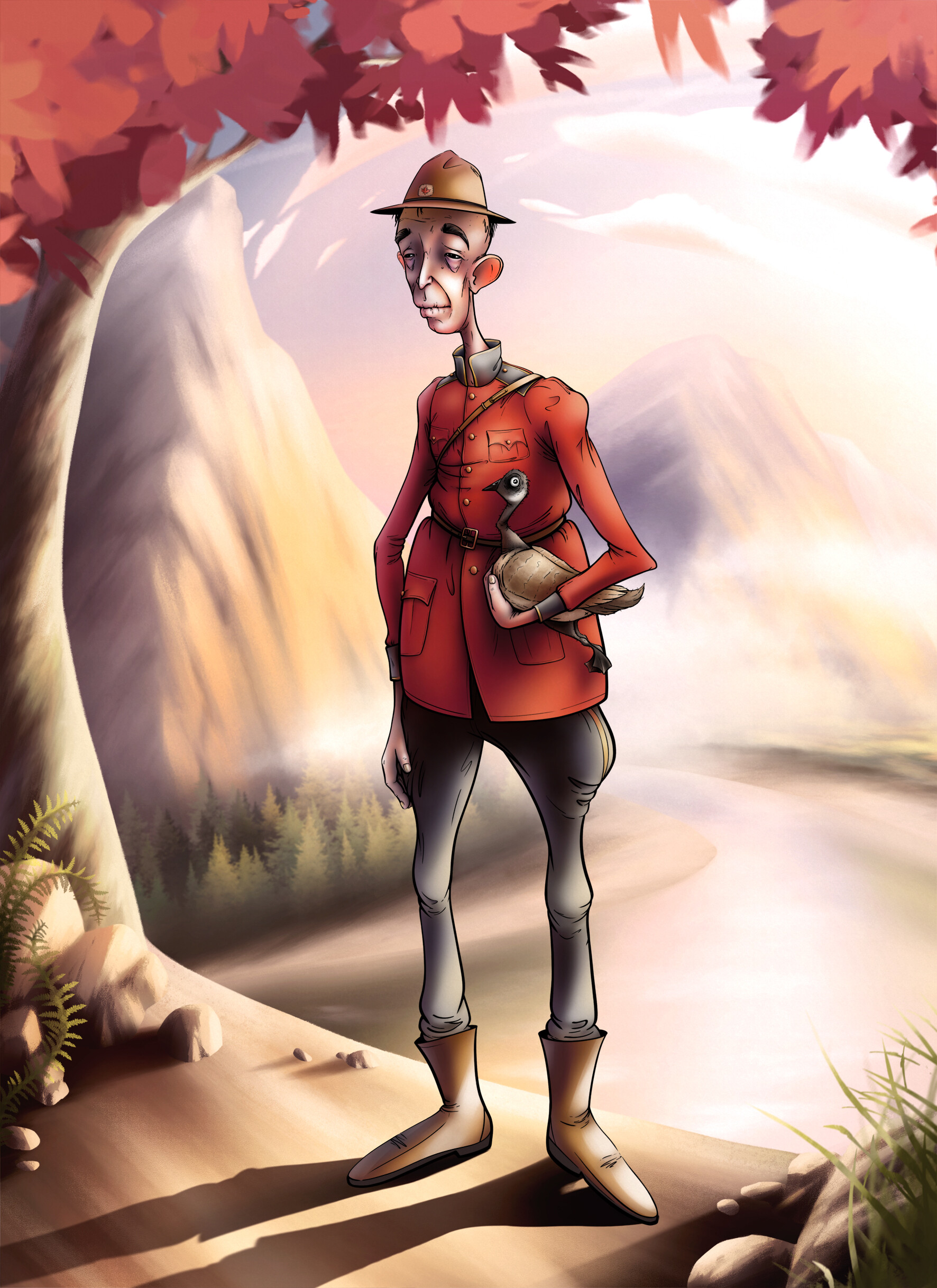 ArtStation - Royal Canadian Mounted Police Character