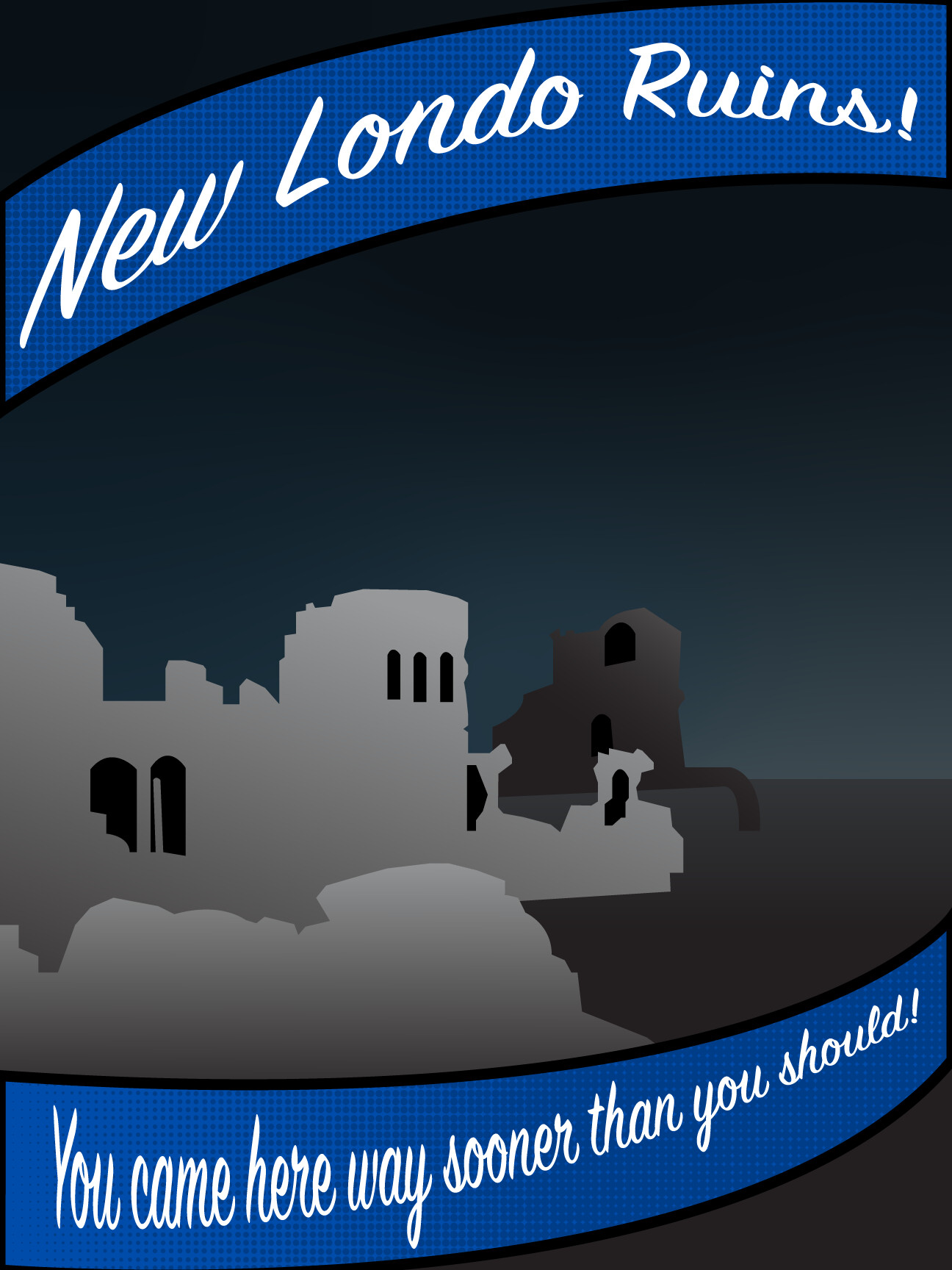 ArtStation - New Condo Ruins Poster