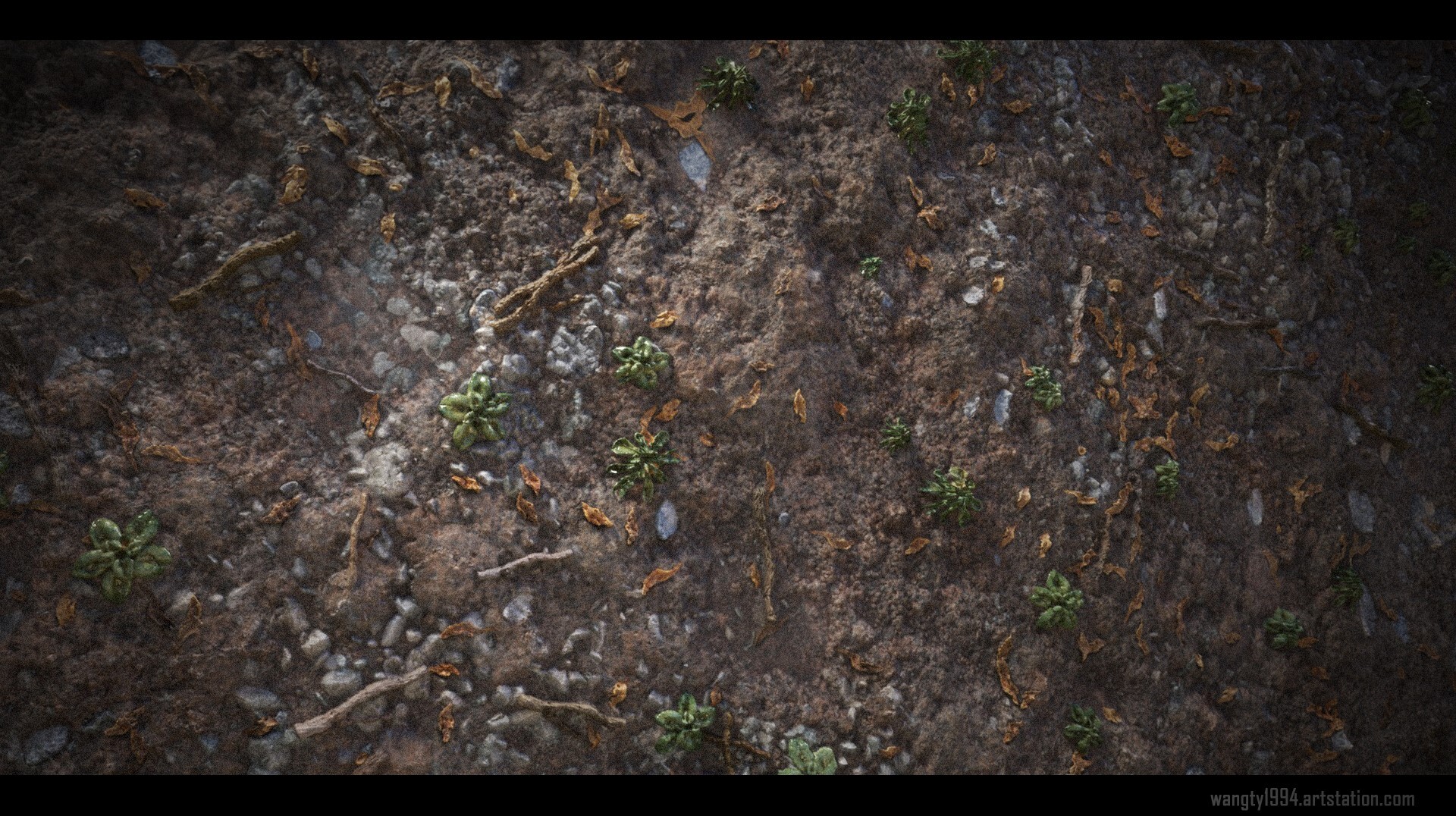 Tianyu Wang - Leafy Ground Material Study