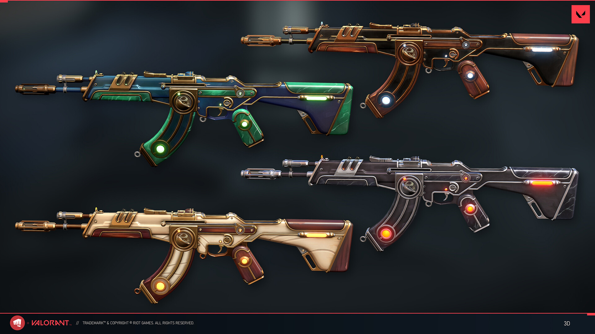 shanji wang - Valorant Magepunk 3.0 Vandal 3D Texture Work