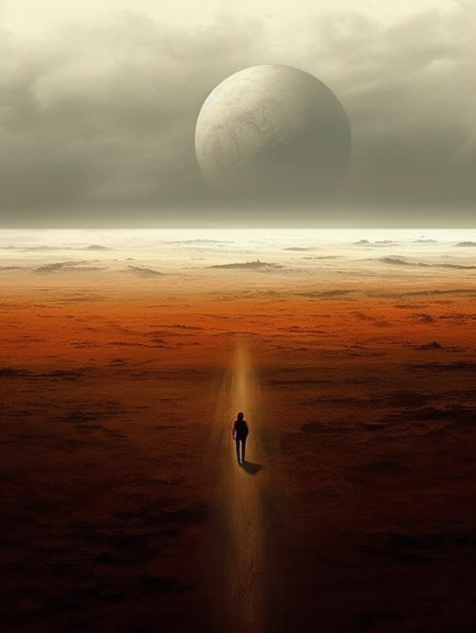 ArtStation - Lonely, walking in endless world~