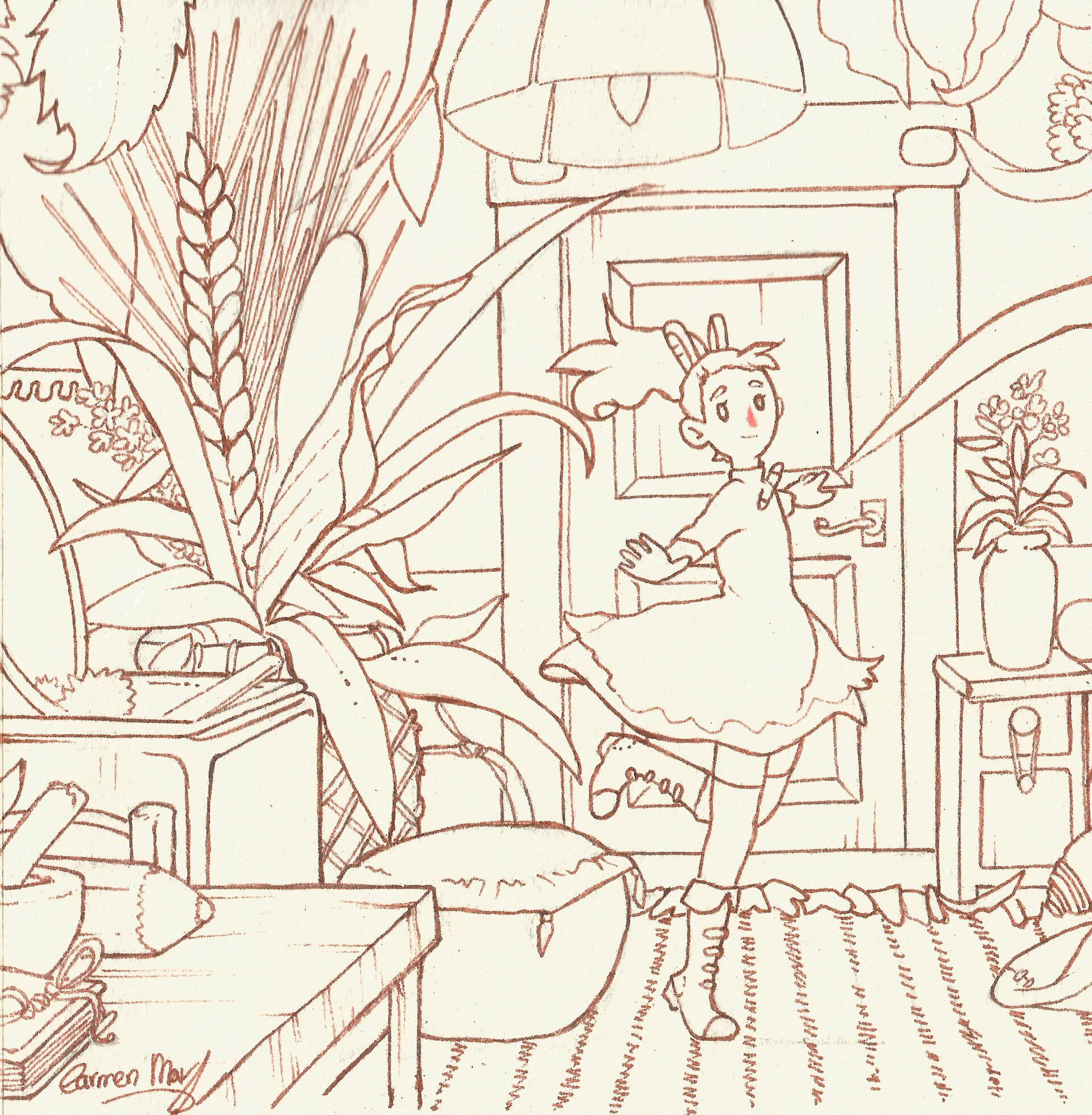 arrietty coloring pages
