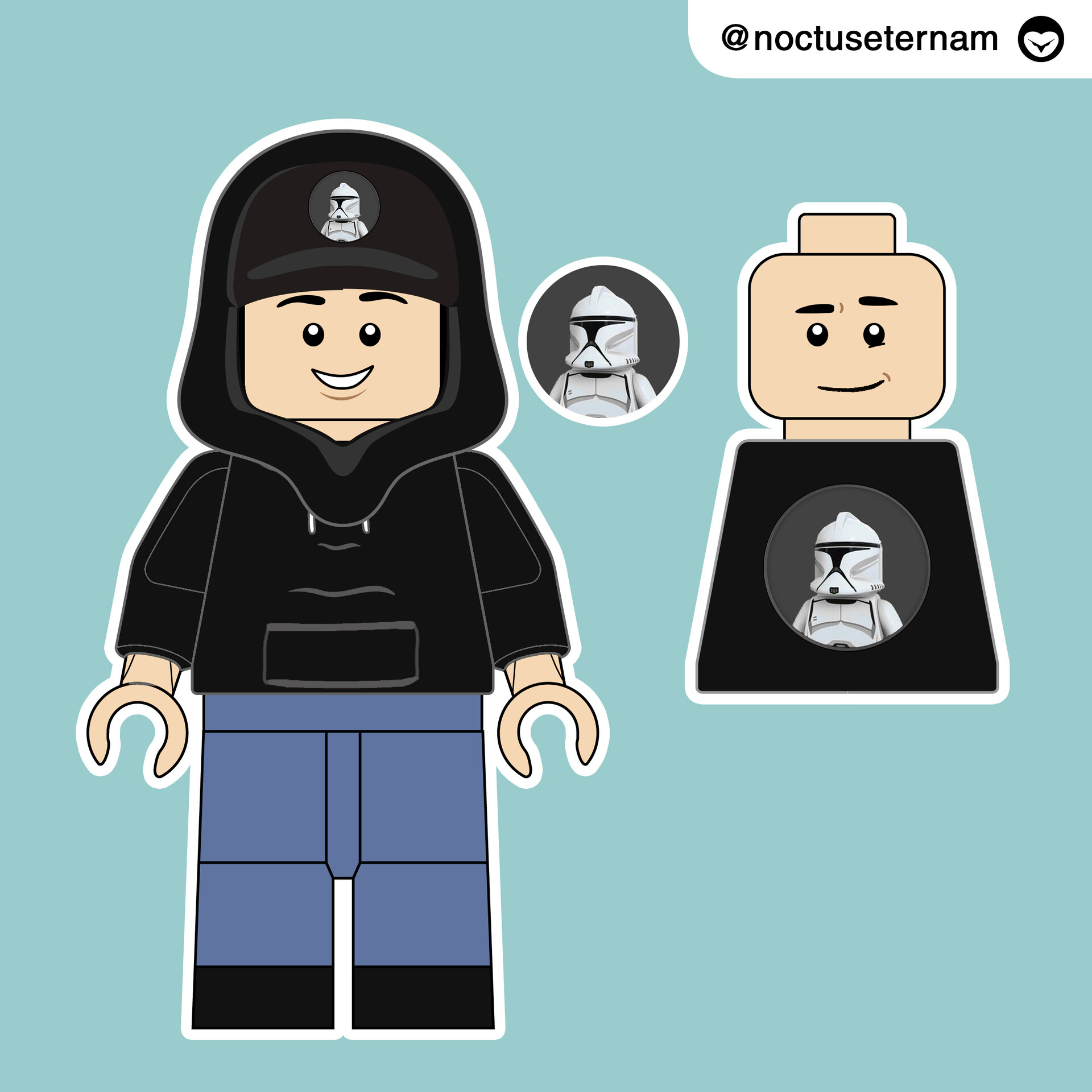 ArtStation - LEGO Minifigure - Champ Bricks