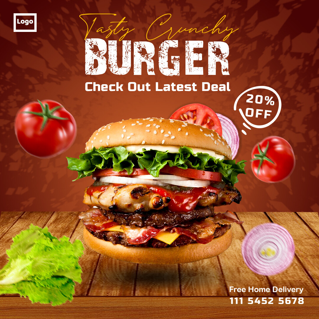 ArtStation - Burger Post