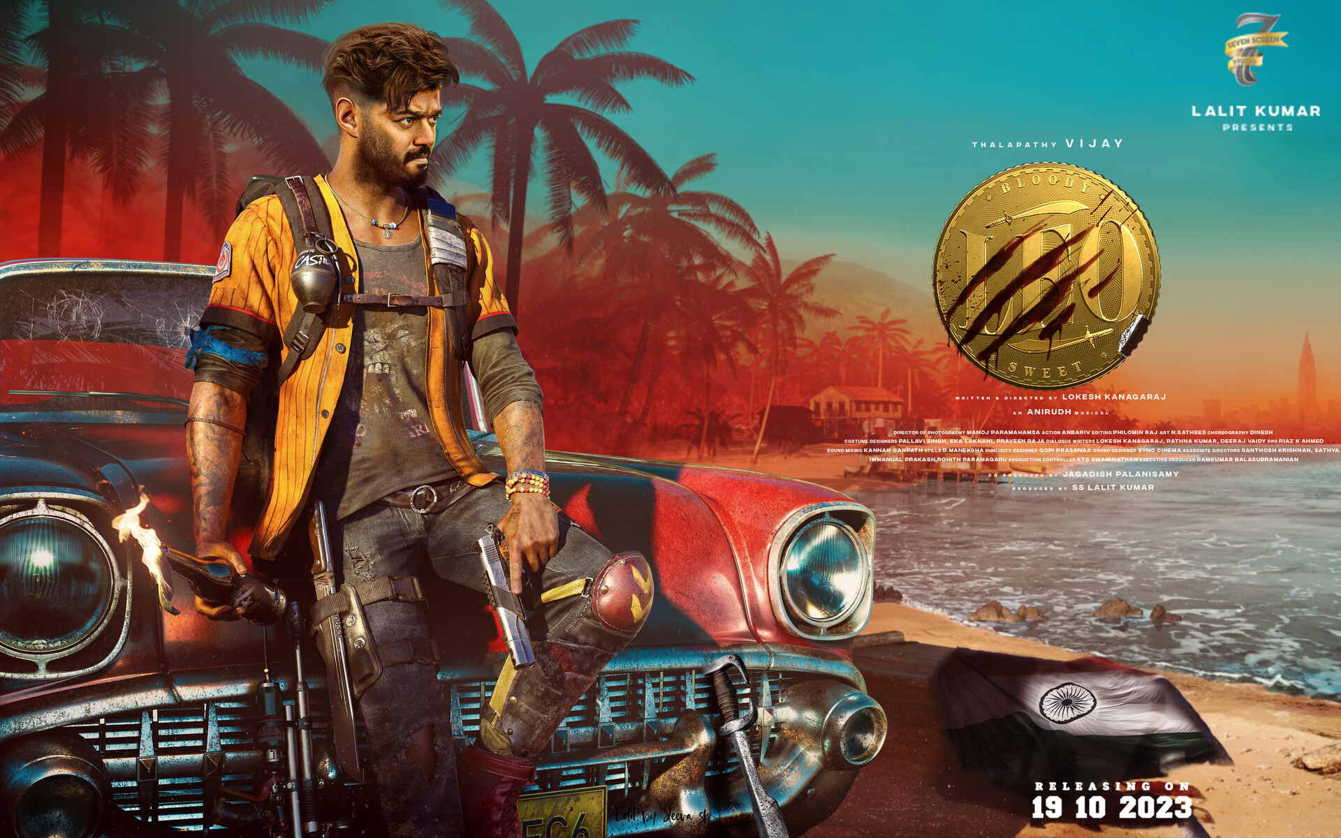 ArtStation - Unofficial #leo Thalapathy Vijay Poster Design 2023 Design ...