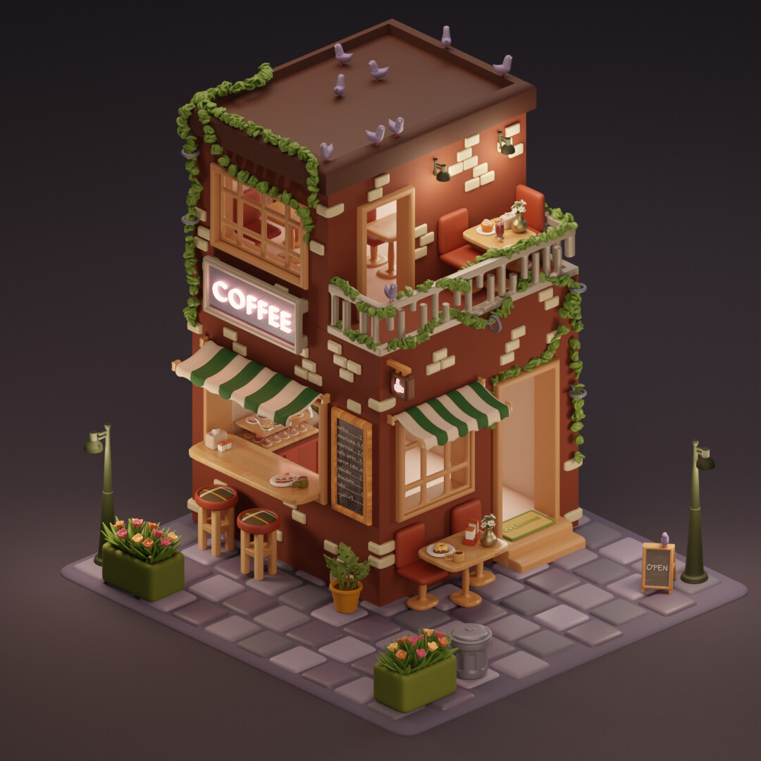 ArtStation - Coffee Place