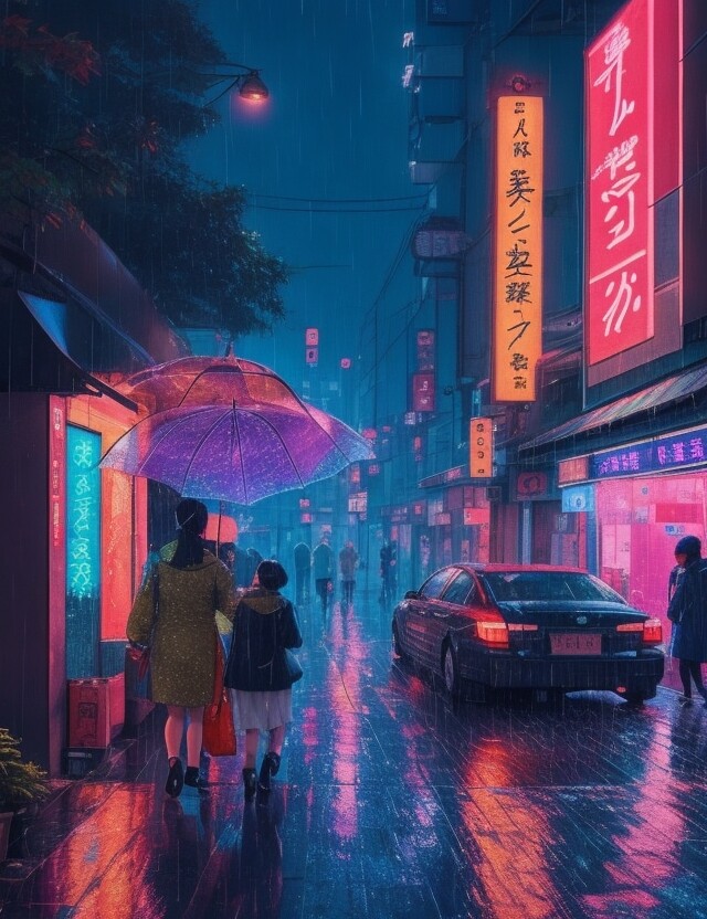 ArtStation - Neon city